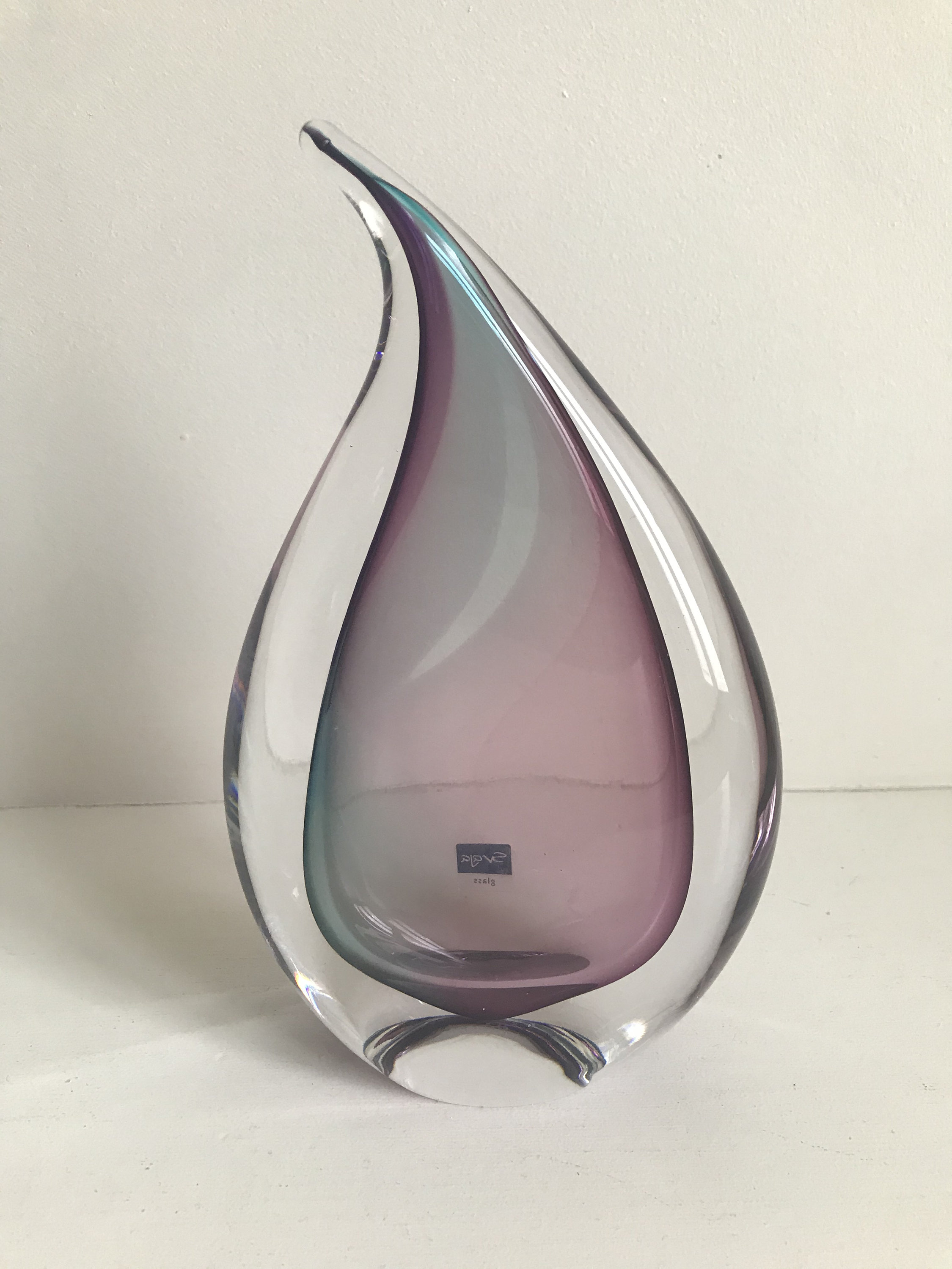 SVAJA ARTEMIDE GLASS Violet Sculpture Art Glass Paperweight - Etsy