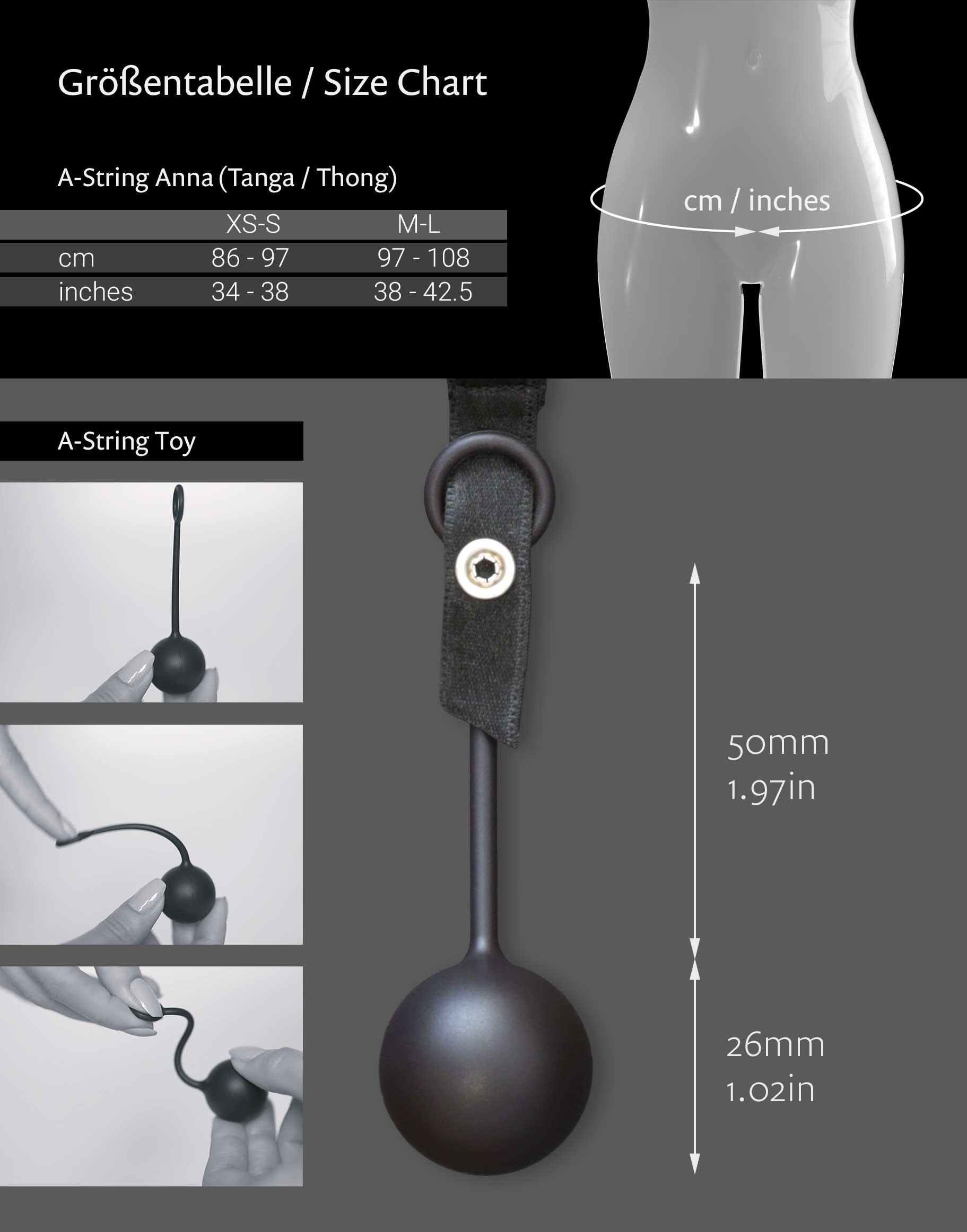 Plug Tanga WILDYOU A-String Anna - Etsy Nederland