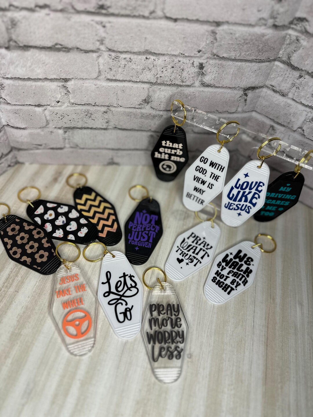 Hotel Style Keychain - Etsy