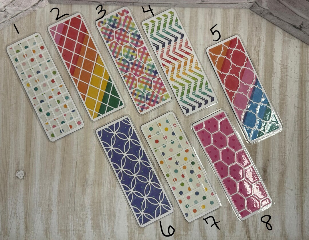 Laminated Double Layer Paper Bookmarks - Etsy