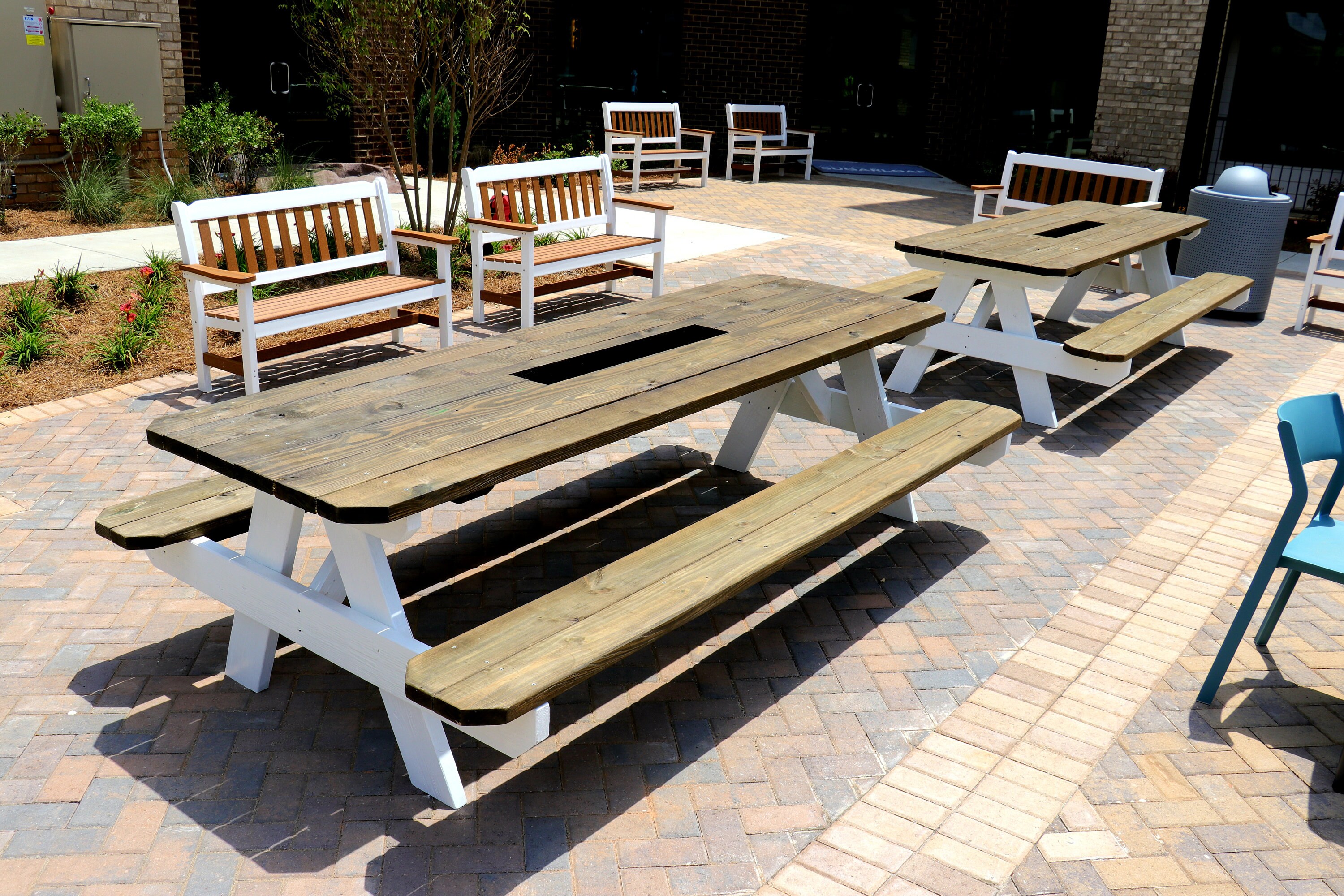 Country Style Picnic Tables wine Trough - Etsy