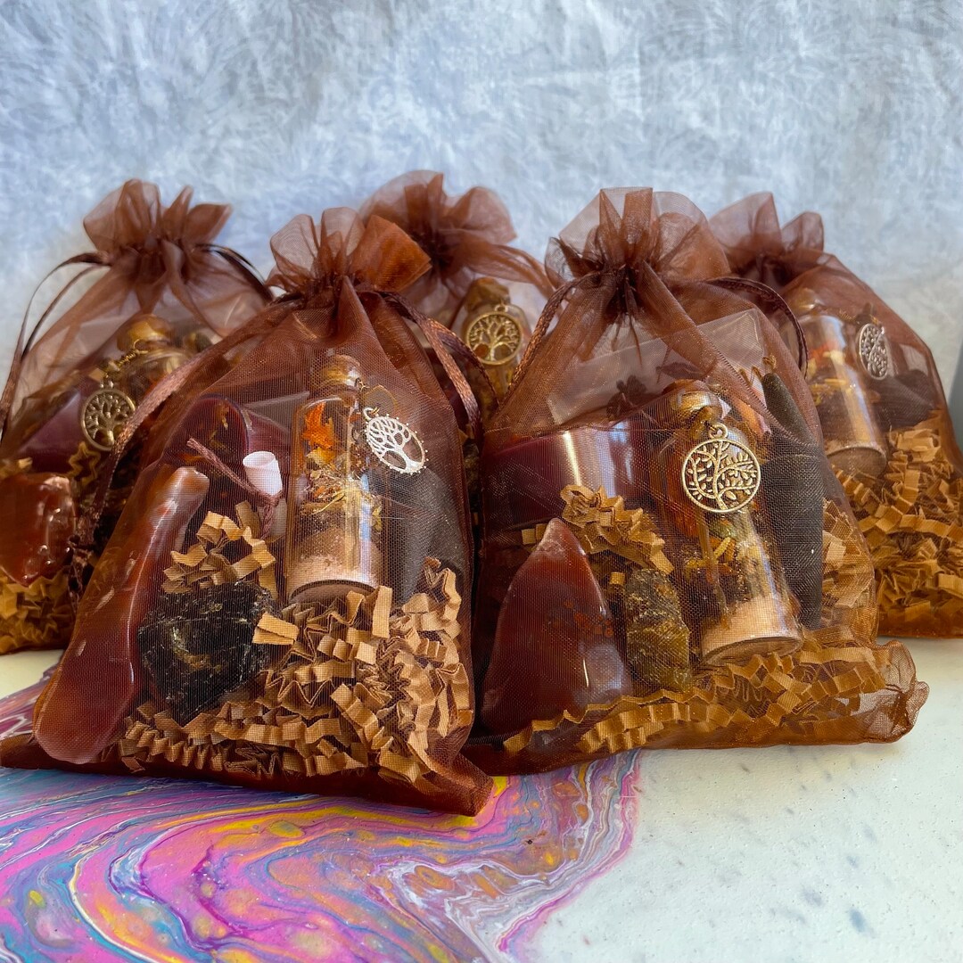 Brown Spell Kit-witch Kit, Ritual Kit, Witchcraft, Beginner Kit, DYI ...