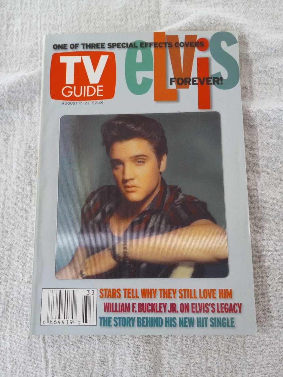 Elvis Presley TV Guide 2002 Special Effects Cover - Etsy