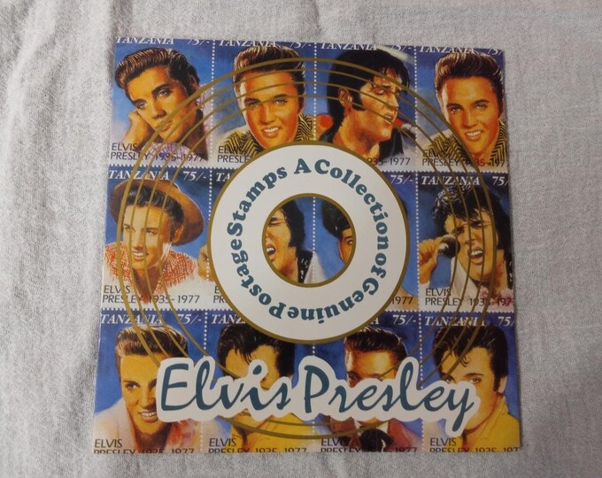 A Collection of Elvis Presley Postage Stamps - Etsy