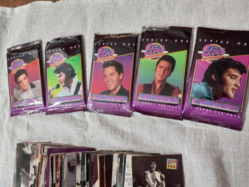 Lot of Elvis Presley Trading Cards From the Elvis Collection - Etsy