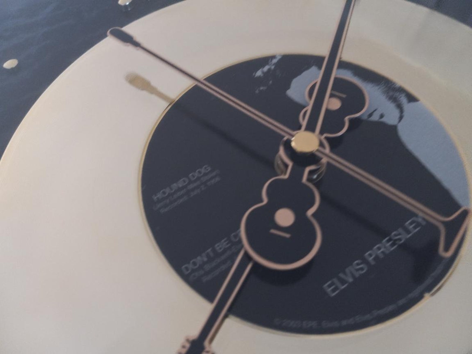 Elvis Presley Clock W/ Guitar Shaped Hands - Etsy