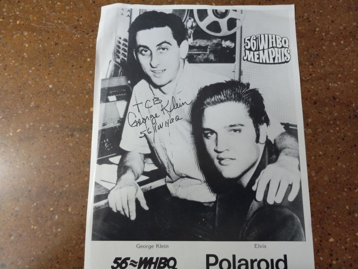 Elvis Presley and George Klein 8 X 10 Photo W/ "george's" Autographs - Etsy