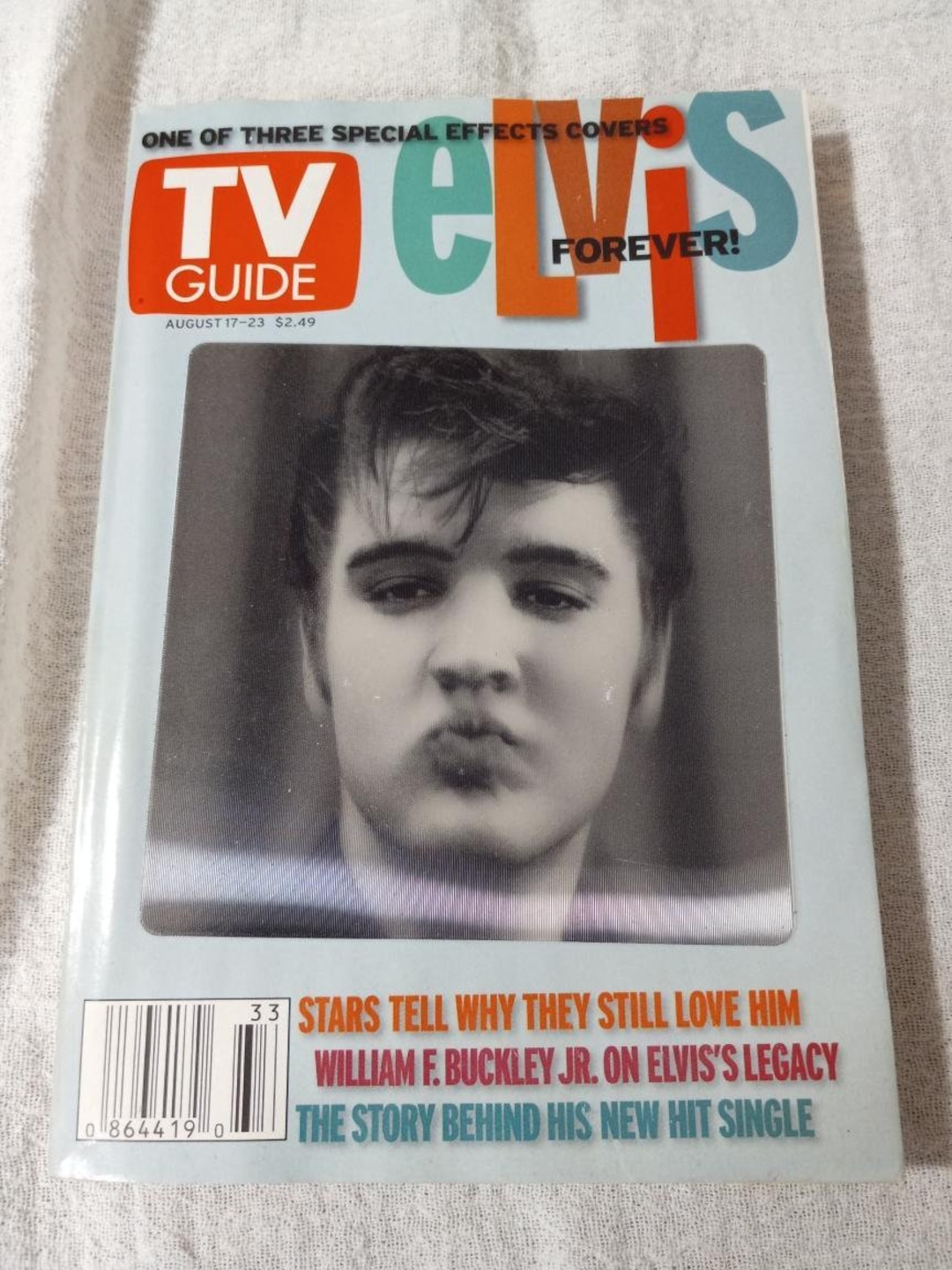 Elvis Presley 2002 TV Guide With Special Effects Cover - Etsy