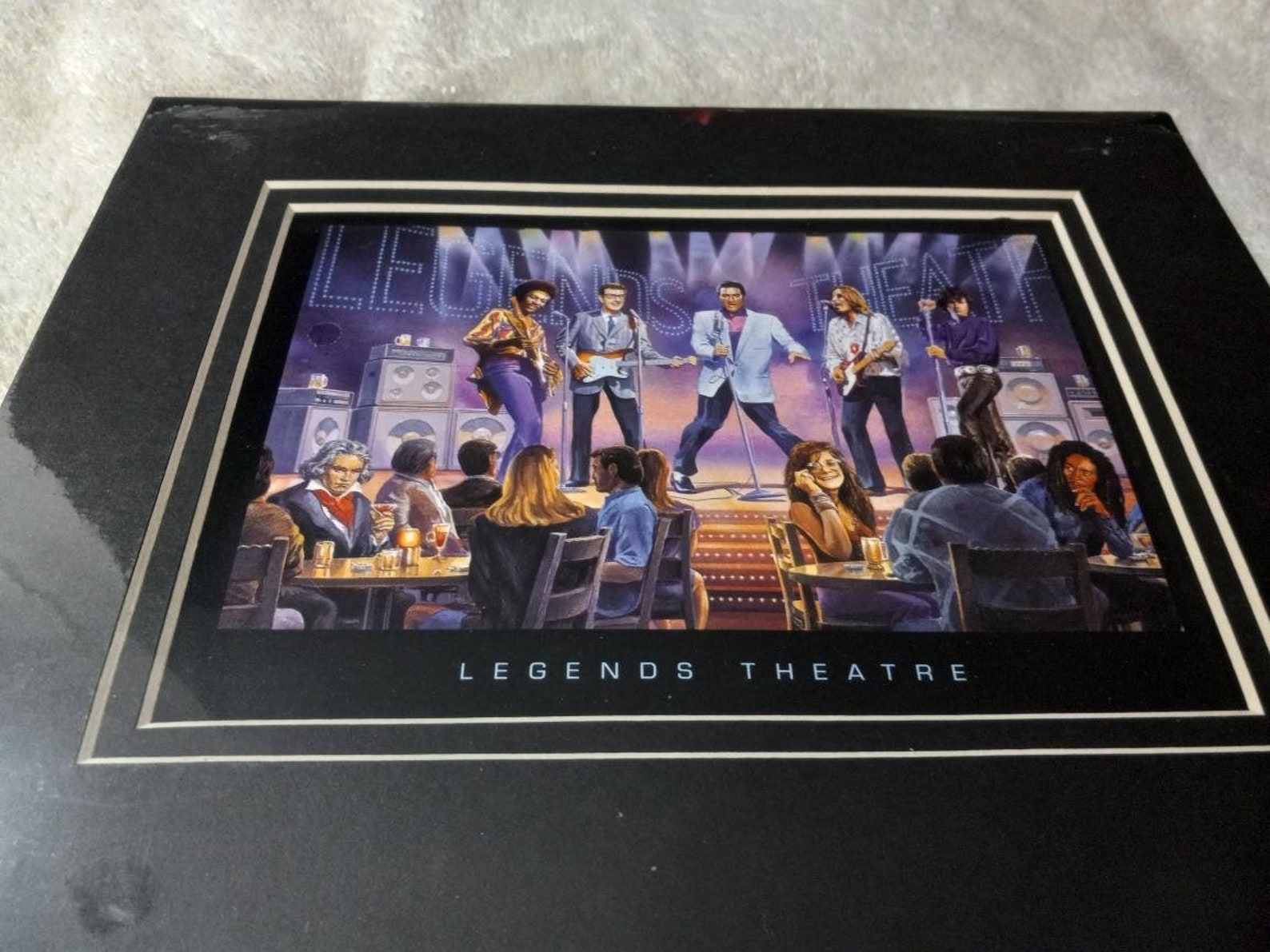 George Bungarda Legends Theatre Print Includes Elvis, Jimi Hendrix ...