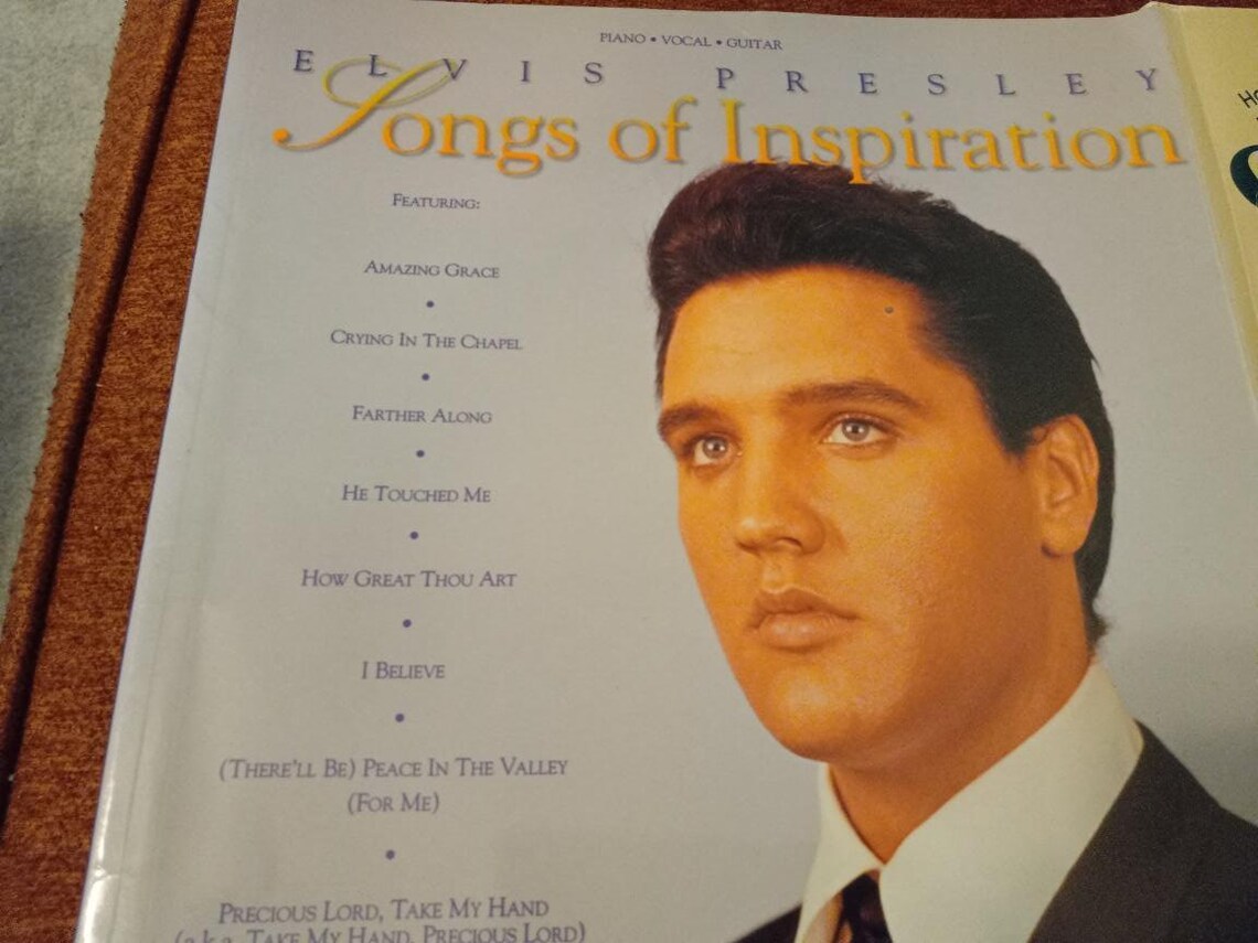 Elvis Presley Books of Sheet Music and Musical Notes Great for Piano ...