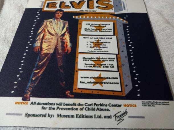 Vintage Elvis Presley Fan Club Mouse Pad 2001 - Etsy