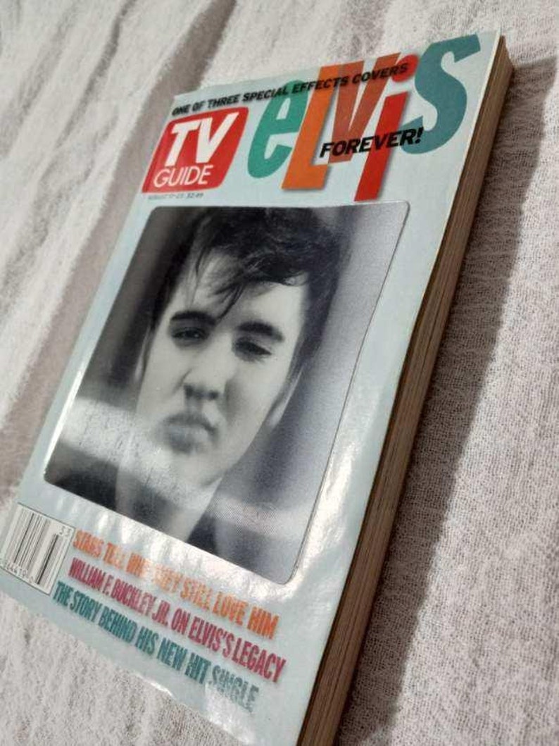 Elvis Presley 2002 TV Guide With Special Effects Cover - Etsy