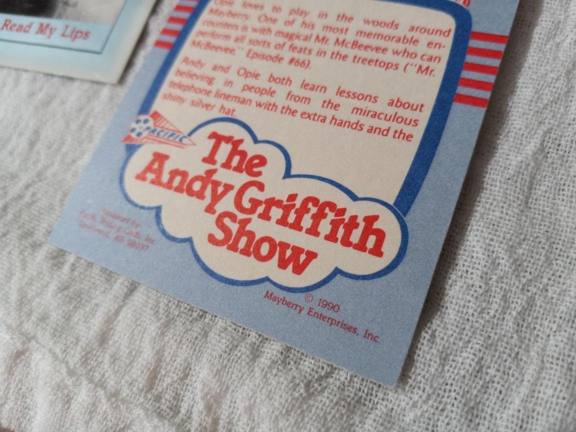 The Andy Griffith Show Trading Cards - Etsy