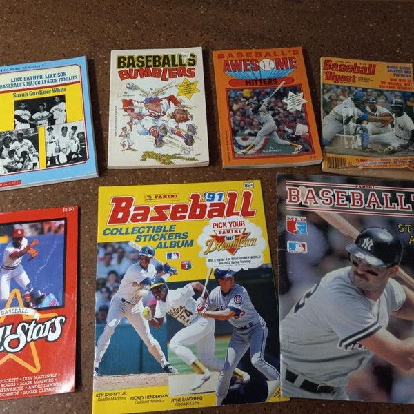 Baseball Magazines - Etsy