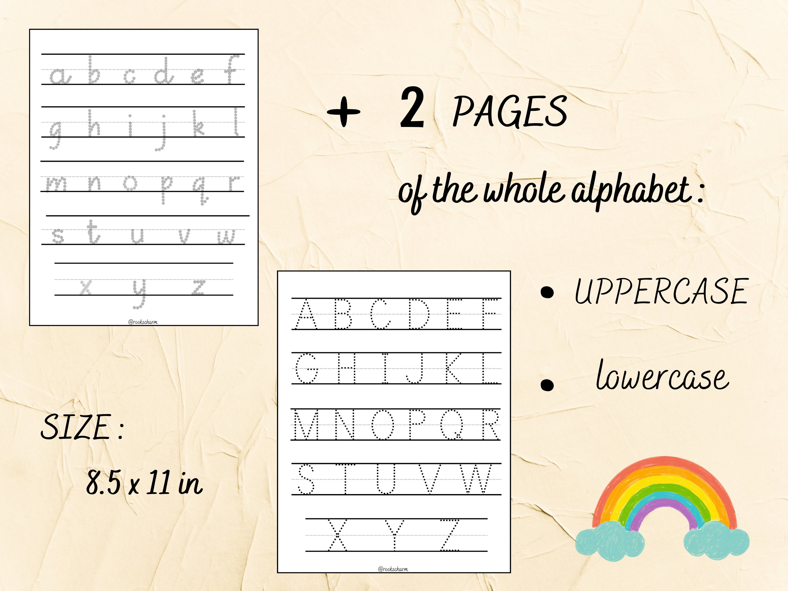 Alphabet Worksheets for Preschool|kindergarten Printables|letters A to ...