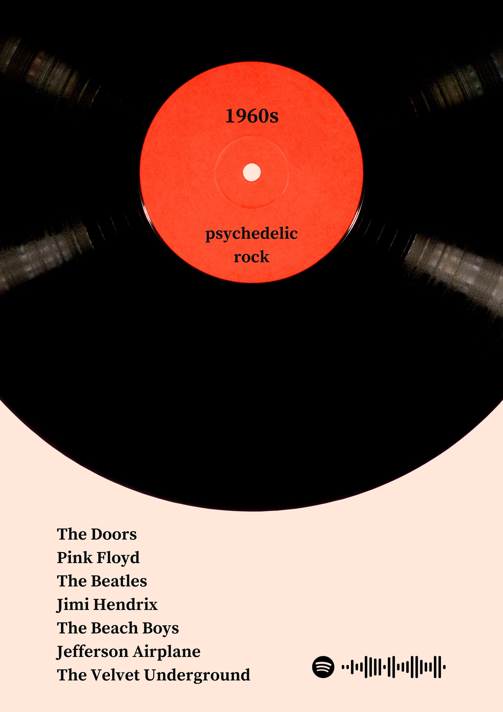 Digital Custom Vinyl Print Personalized Playlist Print - Etsy