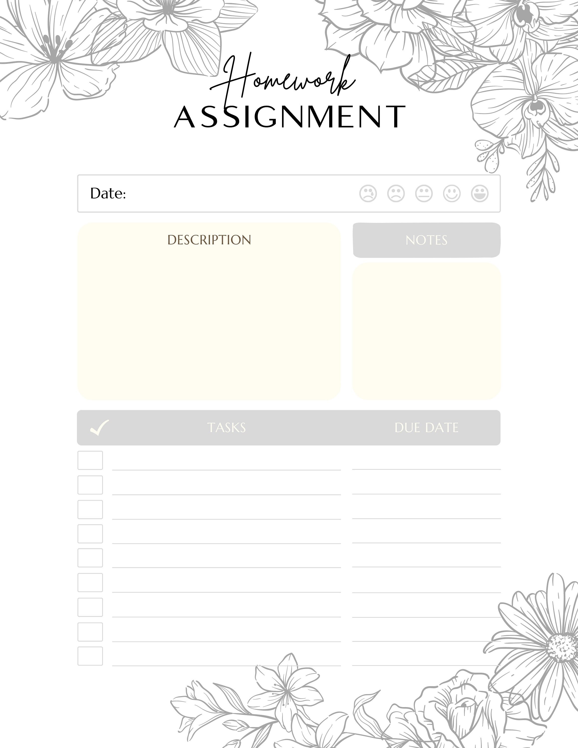 Student Planner Printable Study Planner Study Organizer College Planner ...