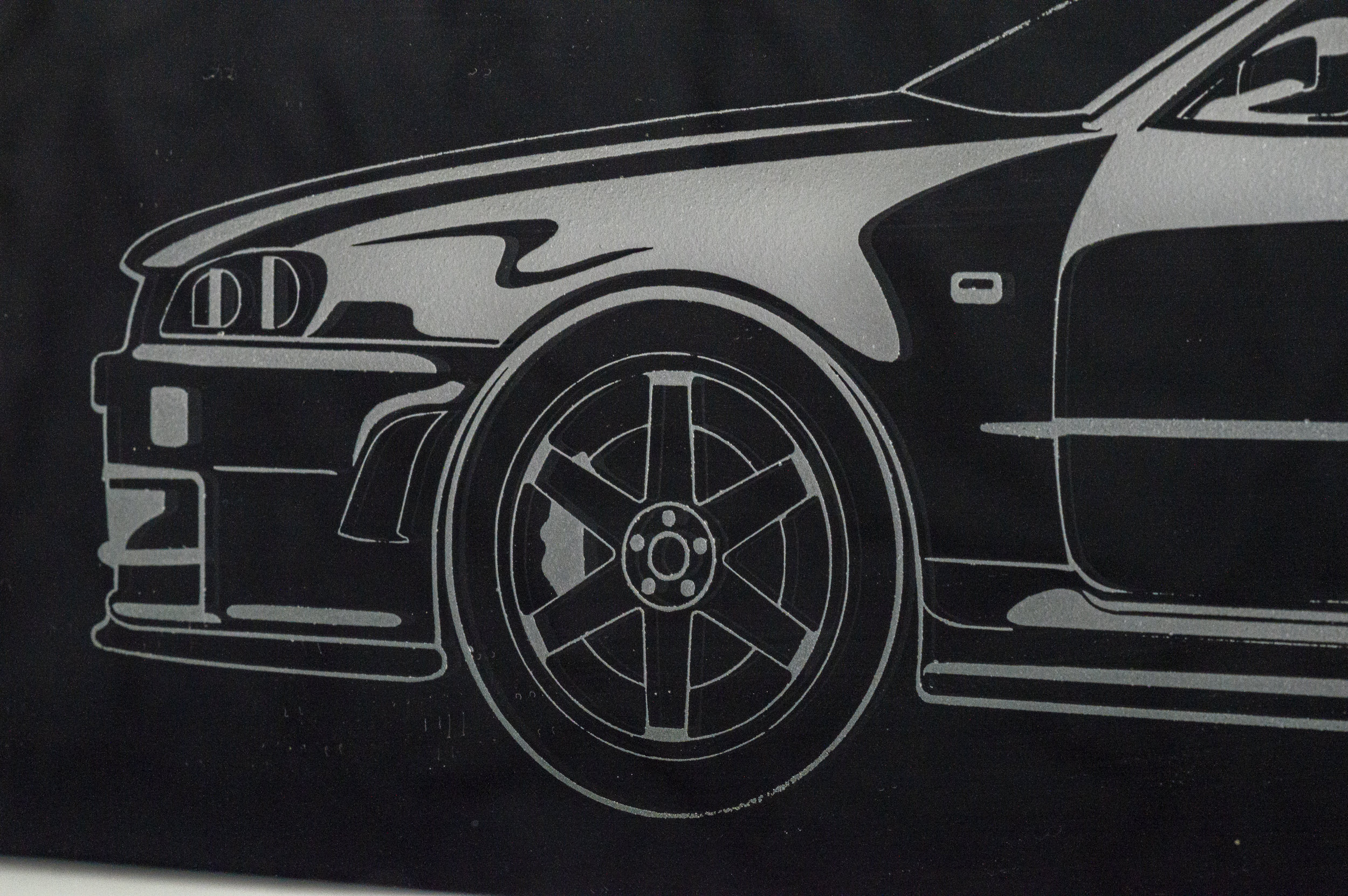 Nissan Skyline GTR R34 Neon Mirror, JDM Signage, RGB Led - Etsy