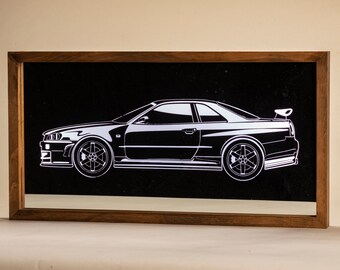 Nissan Gtr Led Sign - Etsy