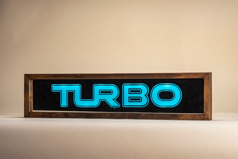 Turbo GTA Trans Am Neon Mirror - Etsy