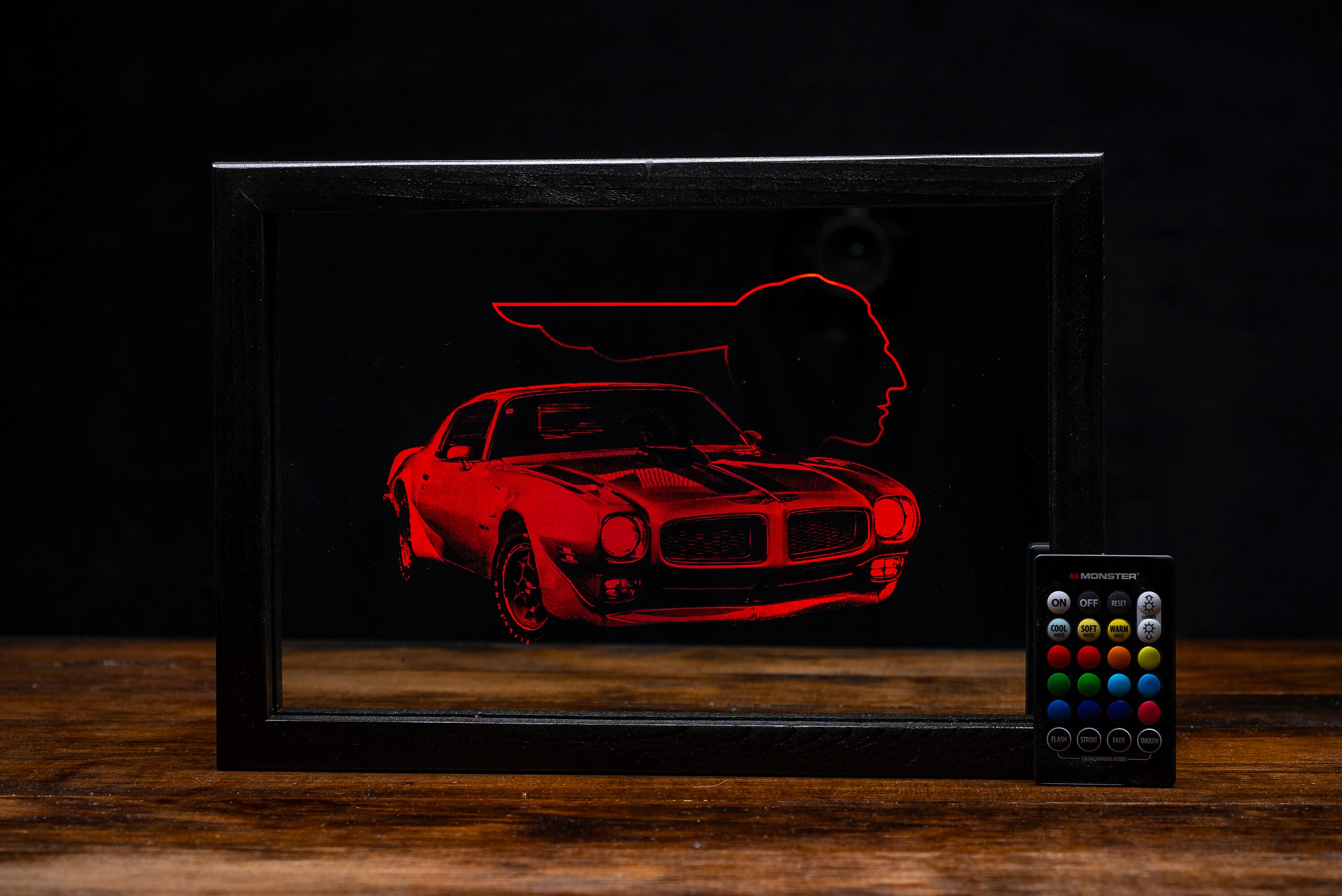 RGB 1970 Pontiac Trans Am Neon Mirror 8x12 - Etsy