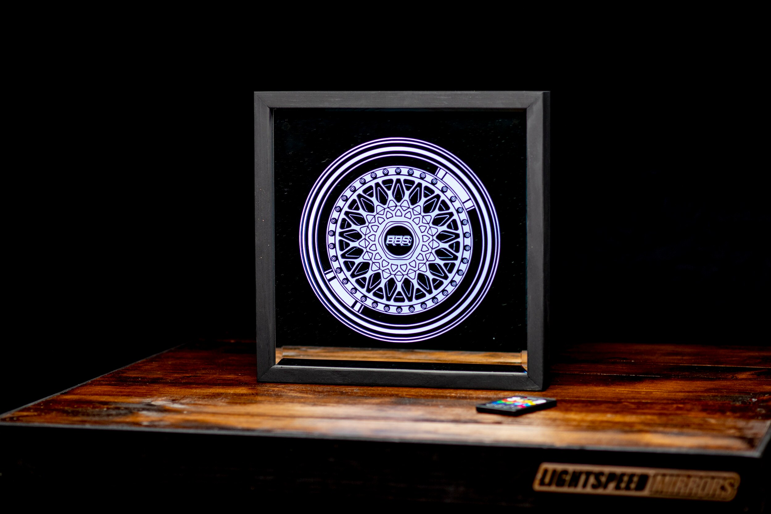 BBS RS Wheel Mirror - Neon Sign - Jdm - Etsy