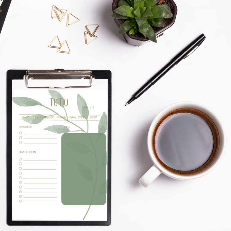 Minimalist to Do List Printable, Printable to Do List, Daily to Do List ...