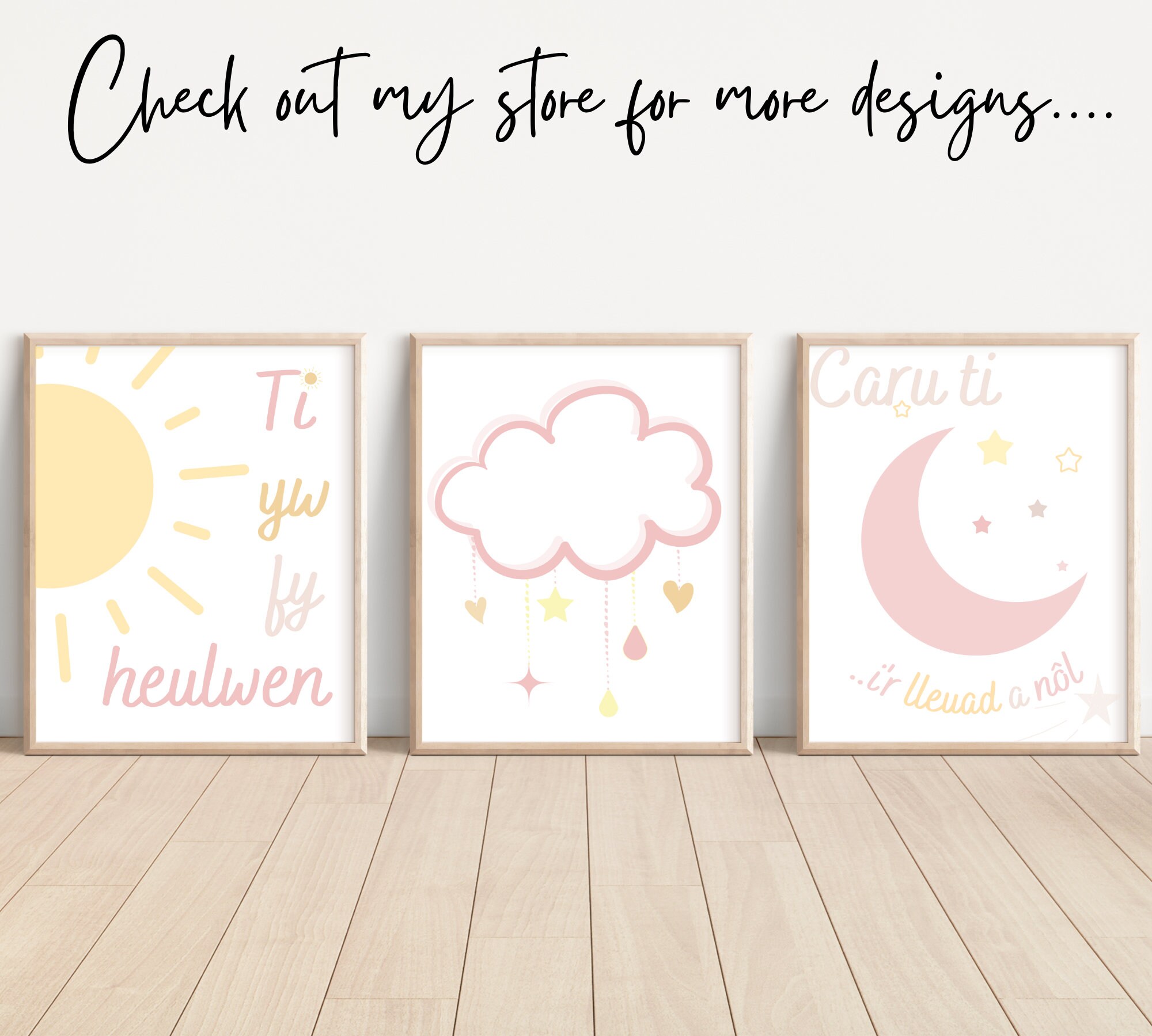 Bore Da Print (welsh - Good Morning) Nursery Art, Cute Nursery Decor ...