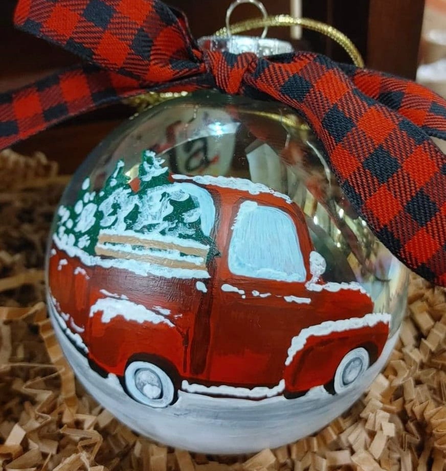 Hand Painted Ornaments - Etsy
