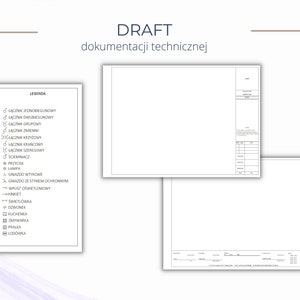 Layout DRAFT DWG Technical Documentation - Etsy