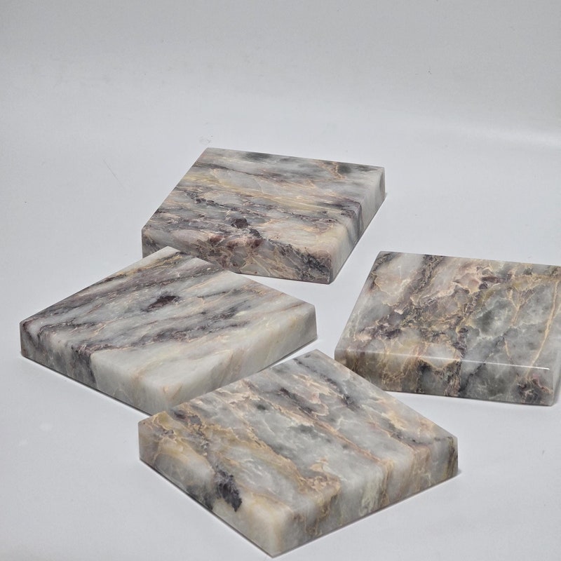 Marble Coasters - Etsy