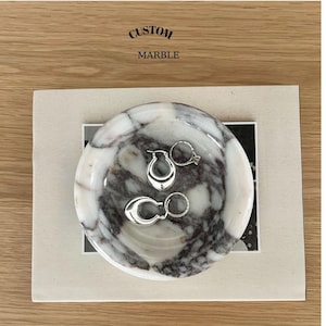 Calacatta Viola Marble Catch-all, Ring Holder Handmade Product ...