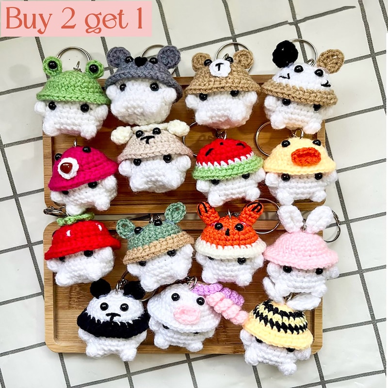 Mushroom Keychain - Etsy