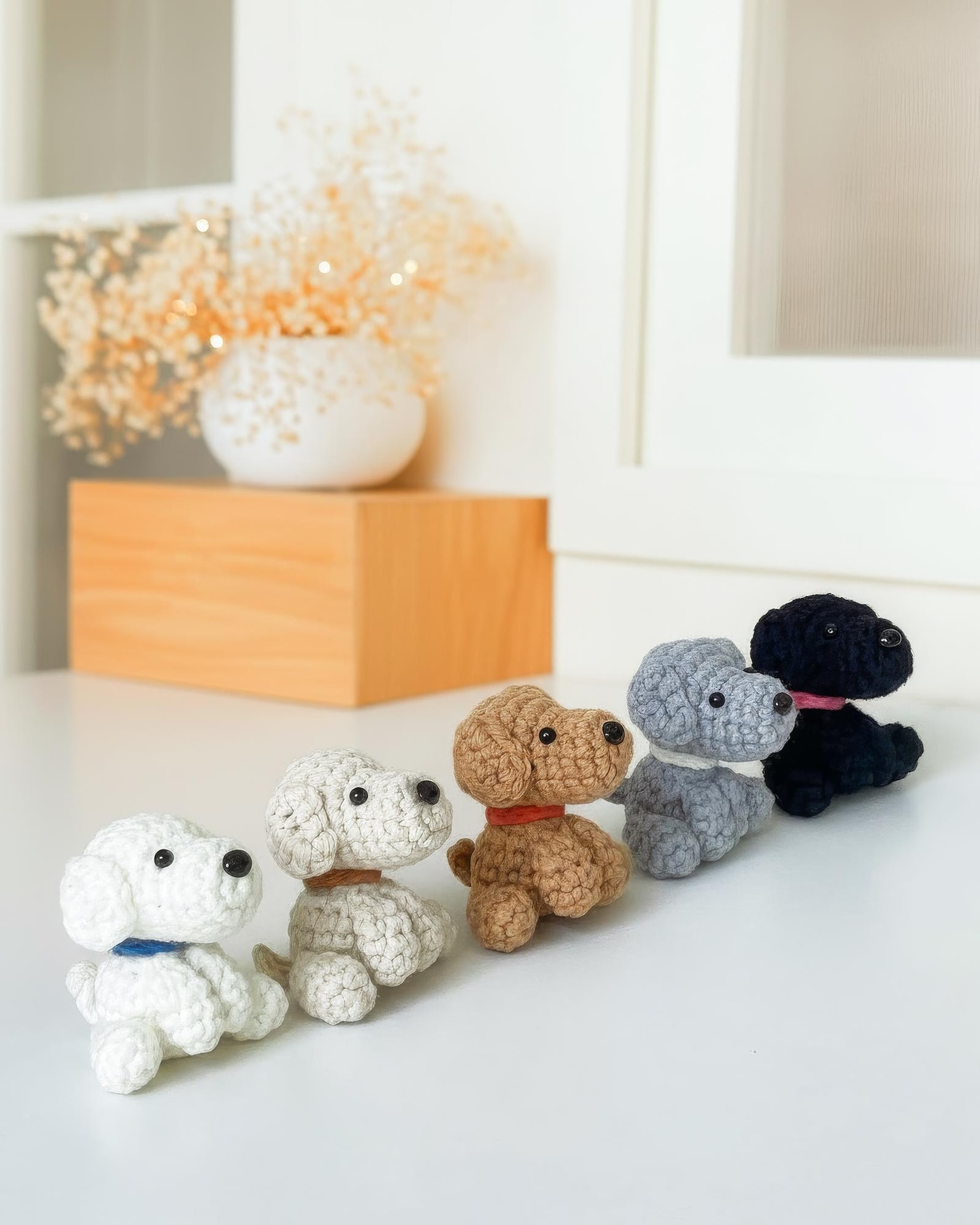Crochet Cute Dog Keychain, Custom Crochet Dog, Mini Crochet Amigurumi ...
