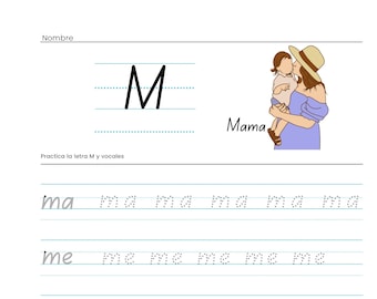 Bilingual Spanish Worksheet Letra D Tracing,spanish Alphabet , Kid ...