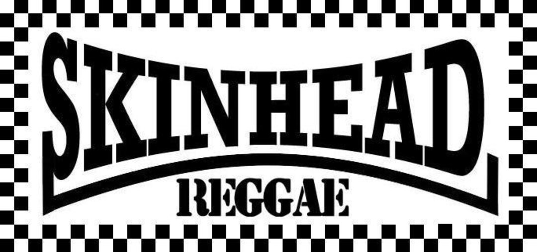 Skinhead Reggae Rectangular Vinyl Stickers Window Laptop Wall Car Self ...