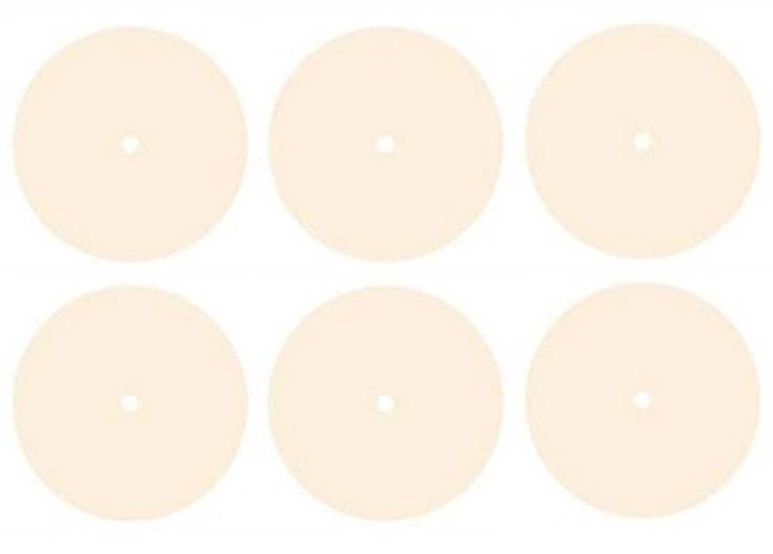 Stickers Matte Vinyl Record Labels Blank White and Aged Versions - Size ...