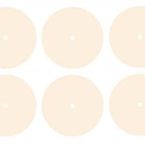 Stickers Matte Vinyl Record Labels Blank White and Aged Versions - Size ...