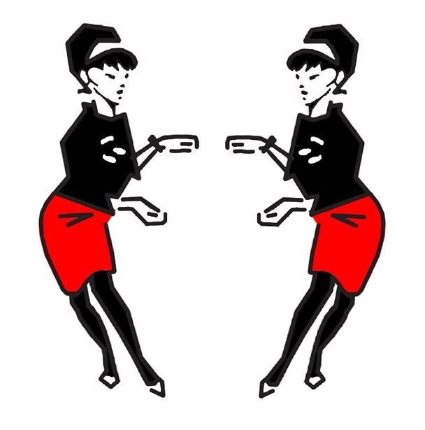 Stickers Vinyl Ska Girls Dancers Shaped Window Laptop Car Retro 2 Tone ...