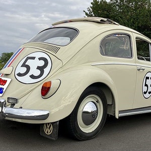 Car Decal Kit Herbie 53 Laminated Graphics Love Bug Retro Classic Cool ...