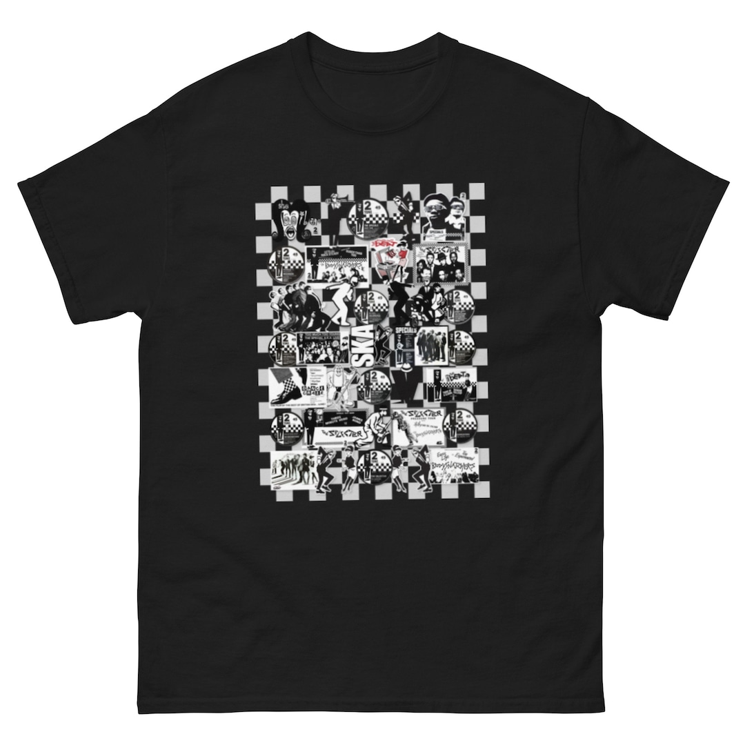 Retro Ska T-shirt - Rude Boys Skinheads Mods 2 Tone 1970s 1980s Dance ...