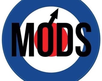 Vinyl Stickers Mods Scooter Boy Target Scootering Vespa Laptop Wall ...