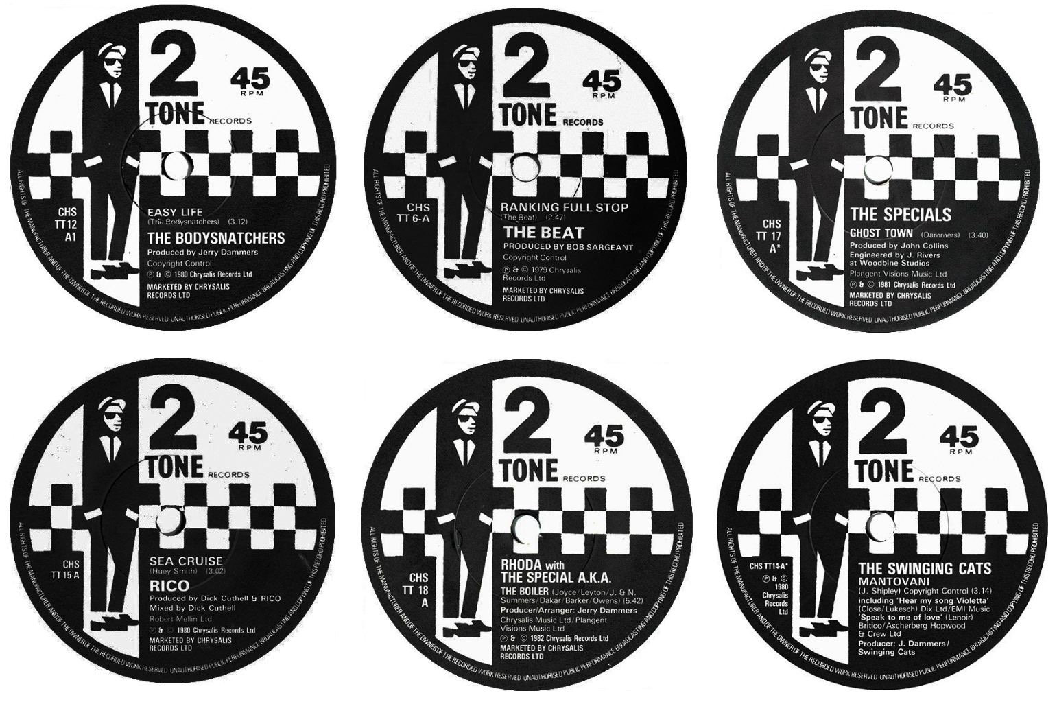 Stickers Vinyl X6 100mm Ska Record Label Retro Laptop Skinhead 1970s 2 ...