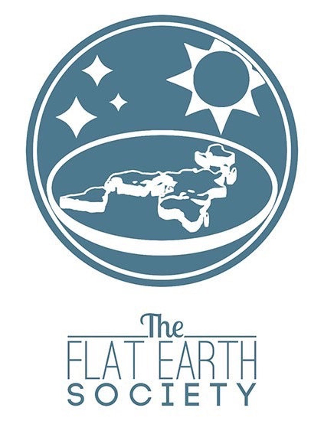 Stickers Vinyl Flat Earth Rectangular Shaped Window Laptop Conspiracy ...