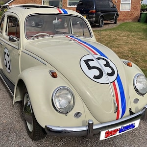 Car Decal Kit Herbie 53 Laminated Graphics Love Bug Retro Classic Cool ...