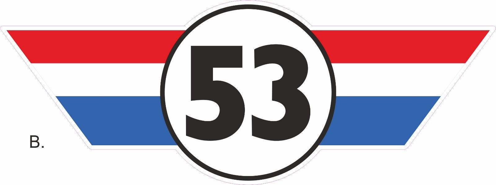 Stickers Vinyl Car Decal 50x18cm Herbie Laminated Beetle - Etsy