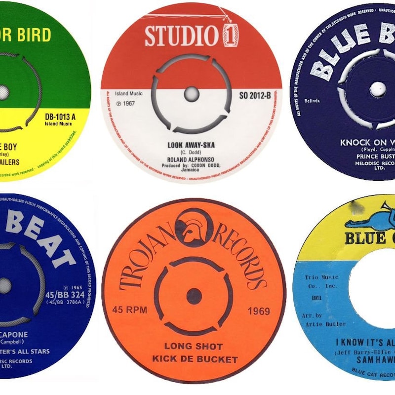 Music Record Stickers - Etsy UK