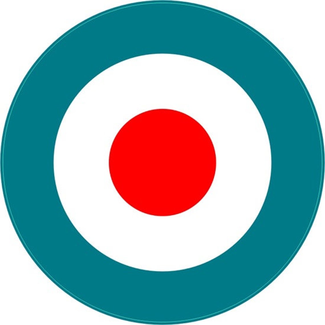 Stickers Vinyl Mods RAF Green Target Roundel Circular - Car Window ...