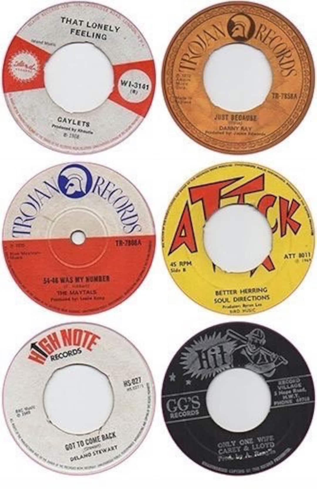 Stickers Vinyl Reggae Records 6x85mm High Note Attack Trojan Laptop Ska ...