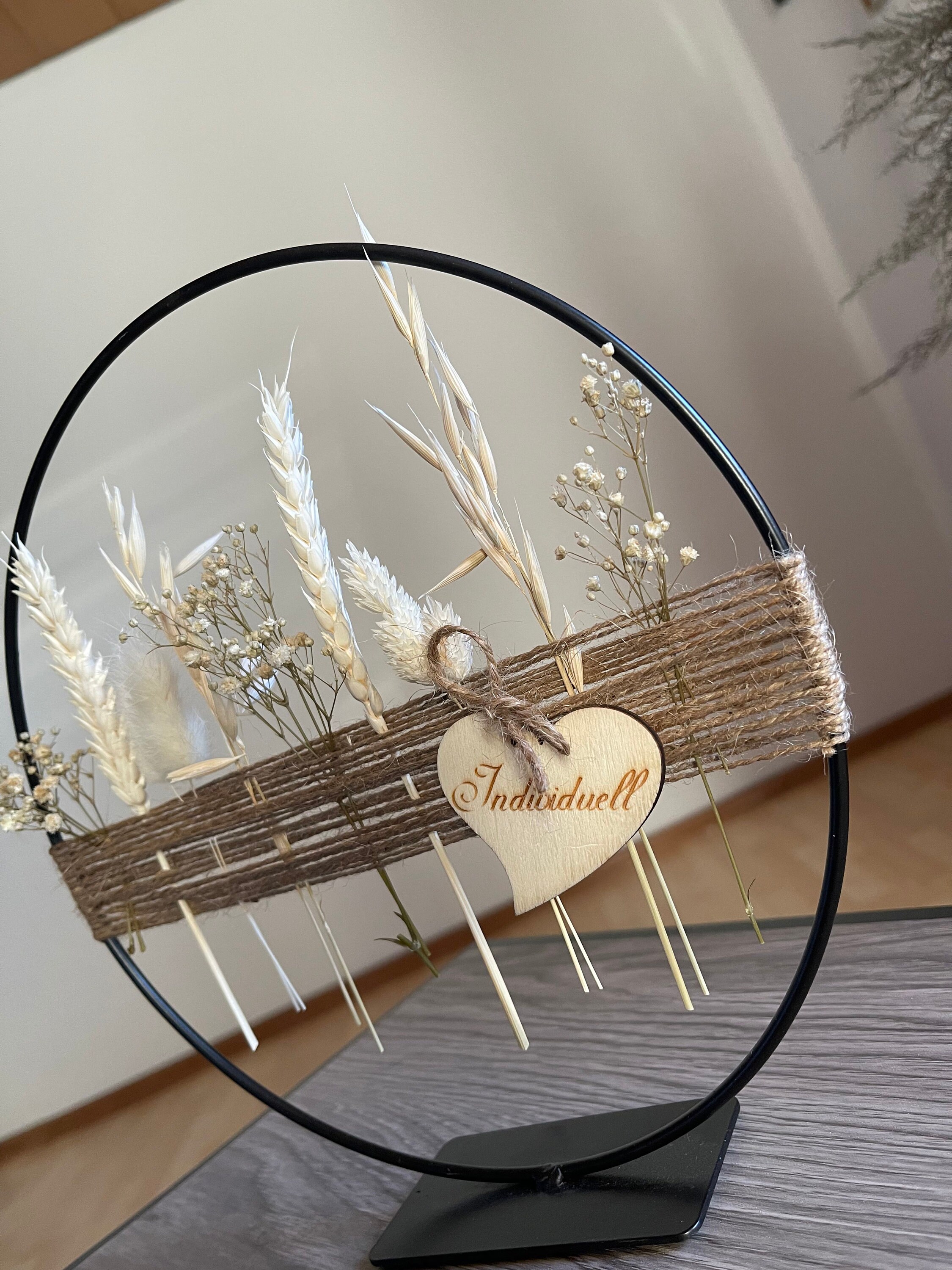 Stehkranz Trockenblumen Loop mit - Etsy.de